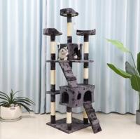 China Fun Play Multi Level Luxury Cat Tree Furniture with Scratching Post Condo Platforms for sale