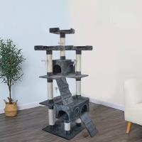 China Fun Play Multi Level Luxury Cat Tree Furniture with Scratching Post Condo Platforms for sale
