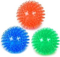 China TPR Squeaky Tooth Cleaning Ball Dog Toy for Pet Teeth Training Chewing 6cm for sale