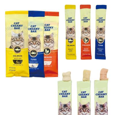 China Premium Cat Food Strips - 3 Flavor Hydration Pack with 24 Month Shelf Life for All Life Stages for sale