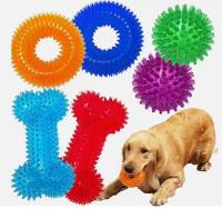China TPR Dog Bone Toy Durable Chew Toy for Aggressive Chewers Teeth Cleaning 15cm for sale