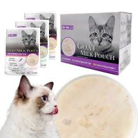 China Premium Cat Wet Food with Goat Milk Formula - 3 Protein Varieties (Chicken, Codfish, Rabbit) and 24-Month Shelf Life for sale