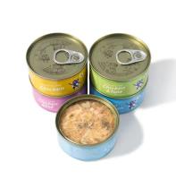 China Custom Private Label Wet Canned Cat Food 85g 170g High Protein Multiple Flavors for sale