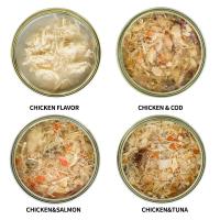 China Premium Canned Cat Food Snacks 85g Salmon Chicken High Protein Wet Cat Treats for sale