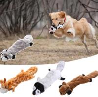 China No Stuffing Plush Dog Toy Squeaky Chew Toy for Small Medium Large Dogs Durable Puppy Teething for sale