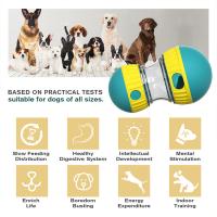 China ABS Interactive Dog Treat Puzzle Toy for Small Dogs Slow Feeder Alternative 6cm for sale