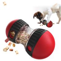 China Interactive Dog Toy Slow Feeder Ball Tough Treat Dispensing Toy for Cats and Small Dogs 6cm for sale