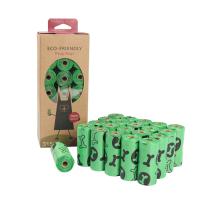 China Biodegradable Pet Waste Bags 100% Compostable Corn-Based Material with Leak-Proof Design for Eco-Friendly Owners for sale