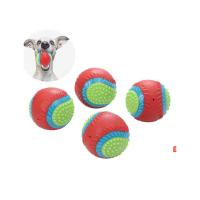 China High Bounce Natural Rubber Dog Ball Indestructible Aggressive Chewers Pet Toy 2.5 Inch for sale