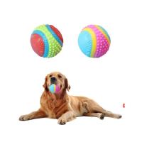 China High Bounce Natural Rubber Dog Ball Indestructible Aggressive Chewers Pet Toy 2.5 Inch for sale