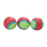 China High Bounce Natural Rubber Dog Ball Indestructible Aggressive Chewers Pet Toy 2.5 Inch for sale
