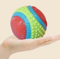 China High Bounce Natural Rubber Dog Ball Indestructible Aggressive Chewers Pet Toy 2.5 Inch for sale
