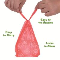 China PB-02 Biodegradable Dog Poop Bags 20 Micron Thick with Dispenser - 4.4lb Capacity Leak-Proof Pet Waste Solution for sale