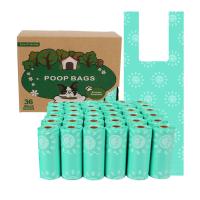China Biodegradable Dog Poop Bags 20 Micron Thick with 4.4lb Capacity - Customizable Scented or Unscented Options for sale