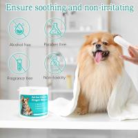 China White or Customized Pet Wet Wipes 15x20cm for Multipurpose Water Bath and Eye Care with Hypoallergenic Formula for sale