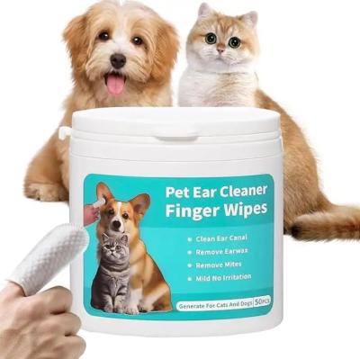 China Organic Dog Ear Cleaning Wipes - Unscented Hypoallergenic Formula with Custom Sizes 15-Day Delivery for sale