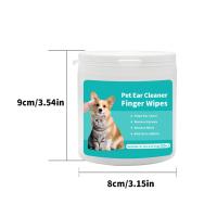 China Organic Dog Ear Cleaning Wipes - Unscented Hypoallergenic Formula with Custom Sizes 15-Day Delivery for sale