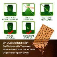 China Biodegradable Pet Waste Bags 15x9 Inch Leak Proof Poop Bags for Dog Cat Dispenser for sale