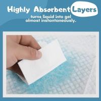 China Outdoor Dog Training Mat - 3 Cup Capacity Absorbent Non-Woven Fabric Disposable Pet Piddle Pad for sale