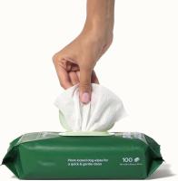 China Biodegradable Natural Pet Wet Wipes 200x200mm Gentle Eco-Friendly Grooming for Dogs Cats for sale