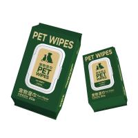 China Hypoallergenic Pet Wipes for Dogs Cats 200x200mm Individually Wrapped Thick Cleansing Wipes for sale