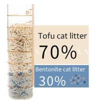 China Biodegradable Tofu Cat Litter 6mm Strong Clumping Low Tracking Dust Free Flushable Bulk Wholesale for sale