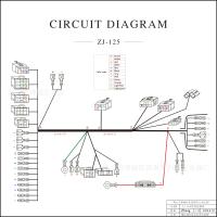 China Motorcycle Wiring Harness ZJ-125cc CG-125 5 Gear Shift Whole Body Cable 125cc for sale