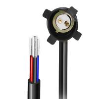 China Motorcycle Headlight Lamp Bulb Holder Plus Loose Cap 180mm With Protector CG-125 Sample for sale