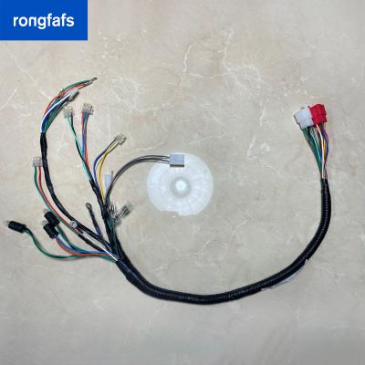 China DIO AF28 50cc Motorcycle Wiring Harness Assembly 0.5mm2 Main Line Full Vehicle Cable for sale
