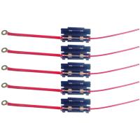 China Double Solder Protection Motorcycle In-Line Fuse Holder Box 26cm for Moped Scooter ATV for sale