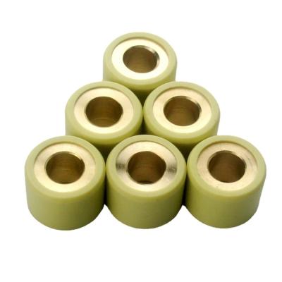 China Motorcycle Drive Variator Roller Weight 24x18mm 35g Copper Core CH250 CVT Clutch Bead Set for sale
