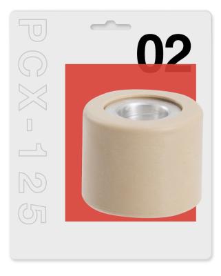 China Customized 19x15.5 Roller Weight for Piaggio 125 Aluminum Scooter Variator Pulley Refit for sale