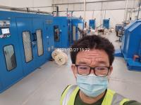 China Building PVC Wire Extruder Machine Magnetic Power Tension Pay Off  CE ISO Approved for sale