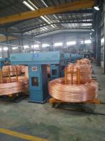 China Upward Oxygen Free Copper Rod Continuous Casting Line with Cold Rolling Mill for sale