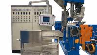 China XLPE/PVC/ PE Cable Manufacturing Machine Extruder Equipment 450 M/Min Line Speed for sale