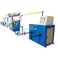 China PLC Simens PVC PE Insulated Wire And Cable Extrusion Machine Automatic Cable Coiling And Packing Machine for sale