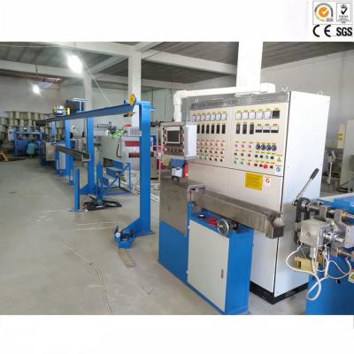 China Precise Electric Wire Extrusion Machine Two Layer Or Color Insulated Cable Co - Extrusion Line for sale