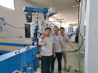 China ISO 90 mm Power Cable Extruder Machine With Capacity 250kg/hr 380V 50Hz for sale