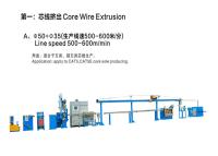 China Industrial Wire And Cable Making Machine CAT6 CAT6A Wire Making Equipment for sale