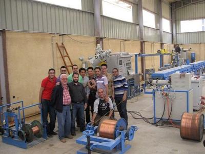 China Teflon Wire Making Machine,FEP PFA ETFE Wire Extruder Machine for sale