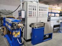 China Russia Teflon Cable Extrusion Machine Full Set Up 3mm-8mm Cable size for sale