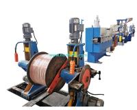 China 50mm2 PE PVC Jacket Wire Extrusion Machine 200M/Min for sale