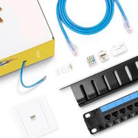 China 0.56mm 0.64mm PVC LSZH LSOH PE HDPE Cat7 Network Cable for sale