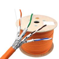 China 0.56mm 0.64mm PVC LSZH LSOH PE HDPE Cat7 Network Cable for sale