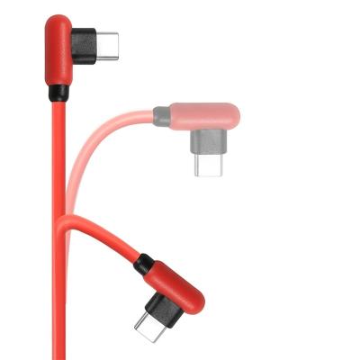 China 90 Degree Elbow USB Type C Cable 1.2M 1.5M For Playing Games for sale