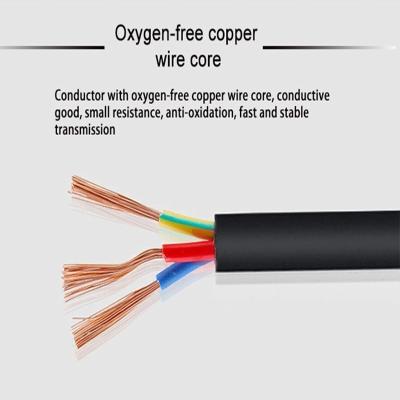 China EU Plug PVC Jacket Peripheral Power Cable OD6.8mm For Computer for sale