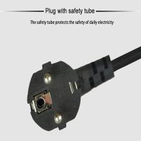 China EU Plug PVC Jacket Peripheral Power Cable OD6.8mm For Computer for sale
