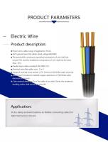 China 450V 750V Electric Wires With Al Copper Conductor for sale