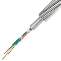 China Overhead Ground Wire 24 Core Single Mode Optical Fiber Composite OPGW Cable for sale