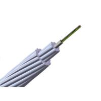 China Overhead Ground Wire 24 Core Single Mode Optical Fiber Composite OPGW Cable for sale